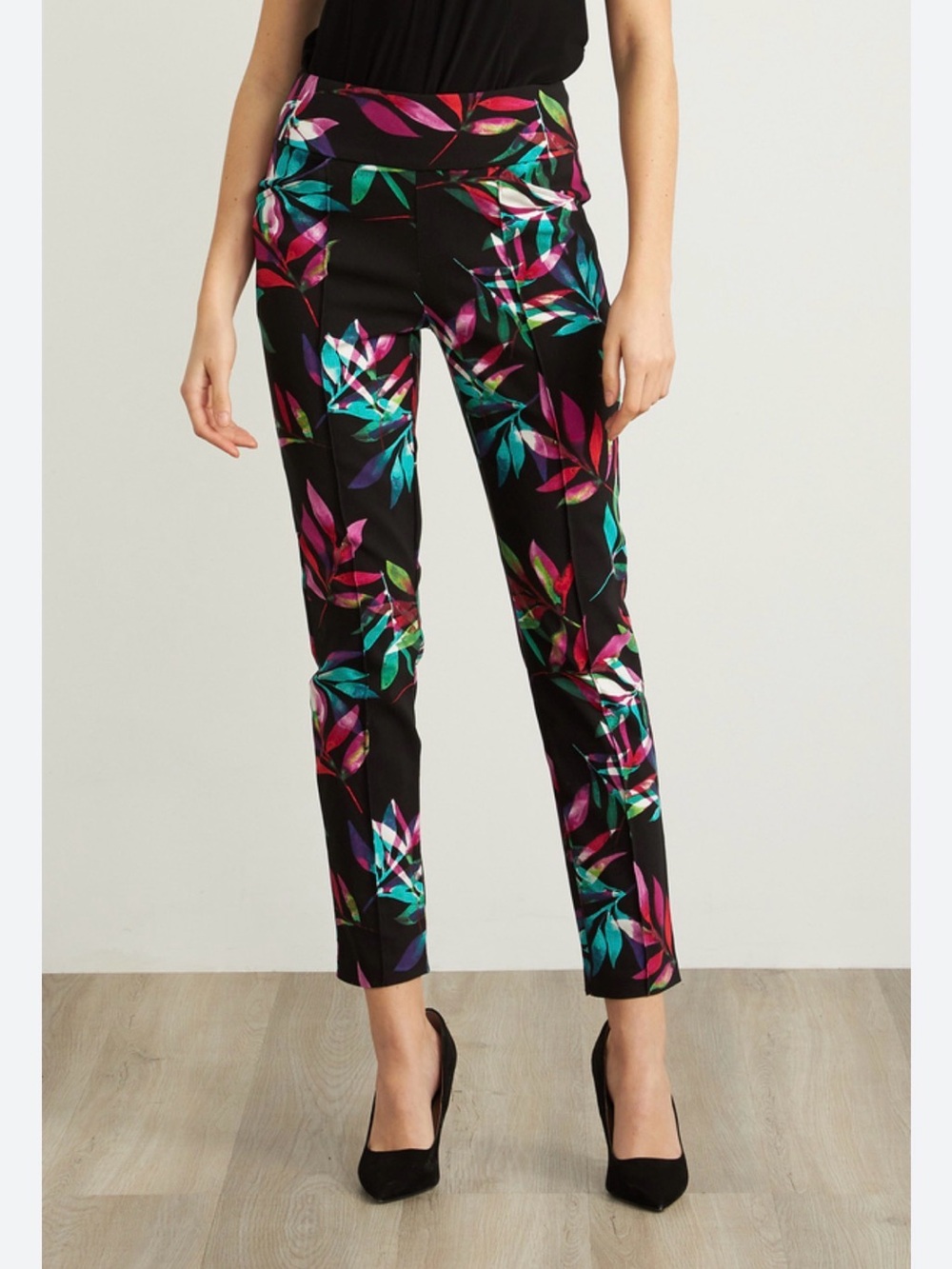Pants & Jumpsuits | Josef Ribkoff Tropical Stretch Ankle Crop Pant ...